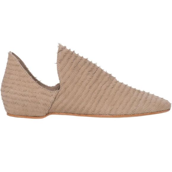 Leon Max | Shoes | Leon Max Womens Lear Taupe Nubuck Slip On Snakecut ...